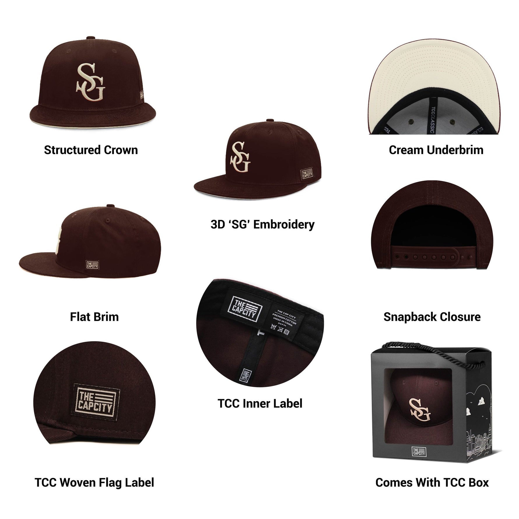 TCC "MIGHTY SG" CLASSIC SNAPBACK CAP COLLECTION