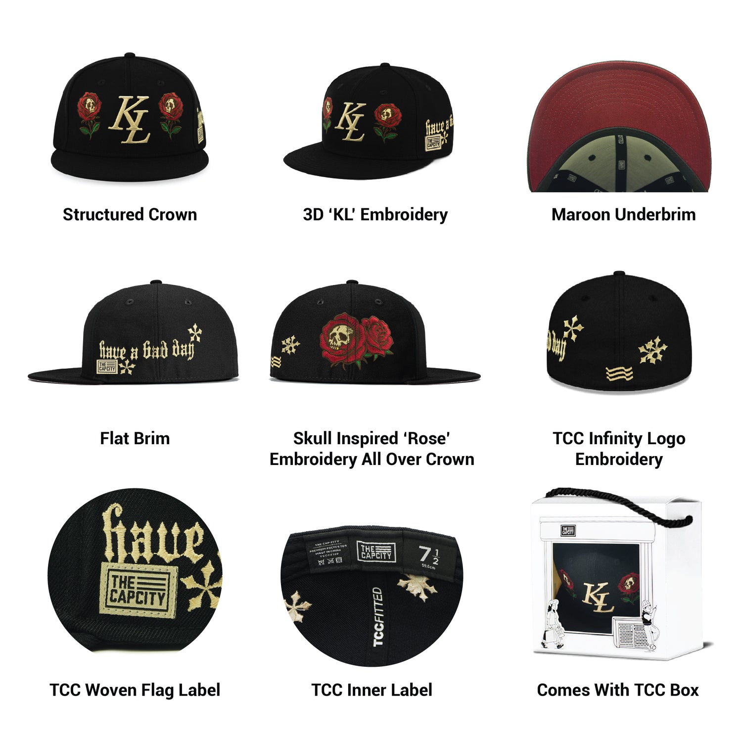 TCC KL LEGACY ‘BAD DAY’ FITTED CAP COLLECTION