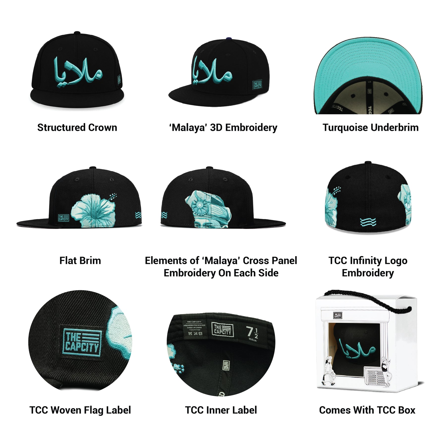 TCC MALAYA FITTED CAP COLLECTION