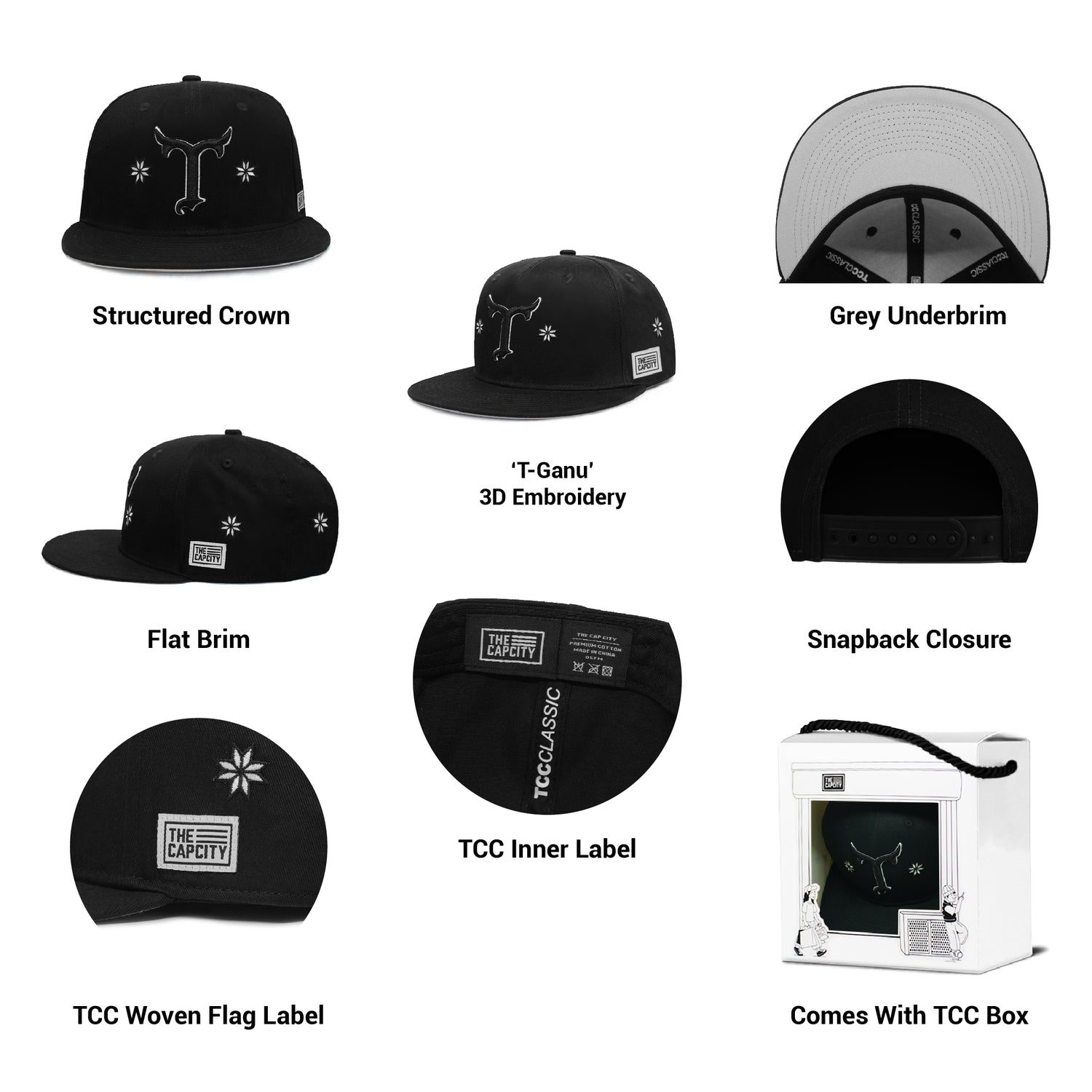 TCC T-GANU CLASSIC SNAPBACK