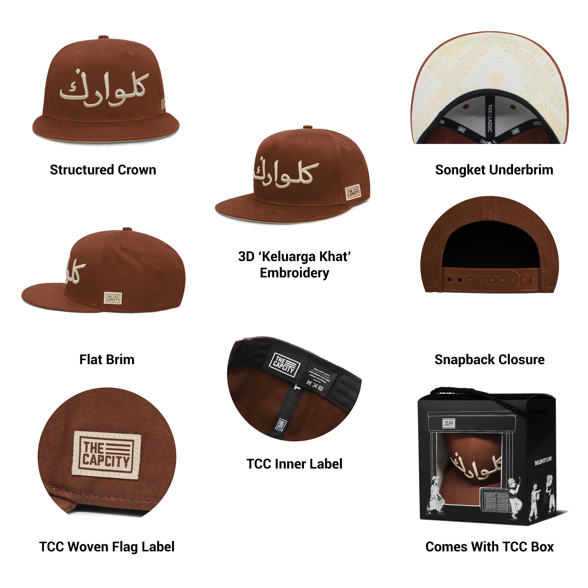 TCC KELUARGA KHAT CLASSIC SNAPBACK COLLECTION